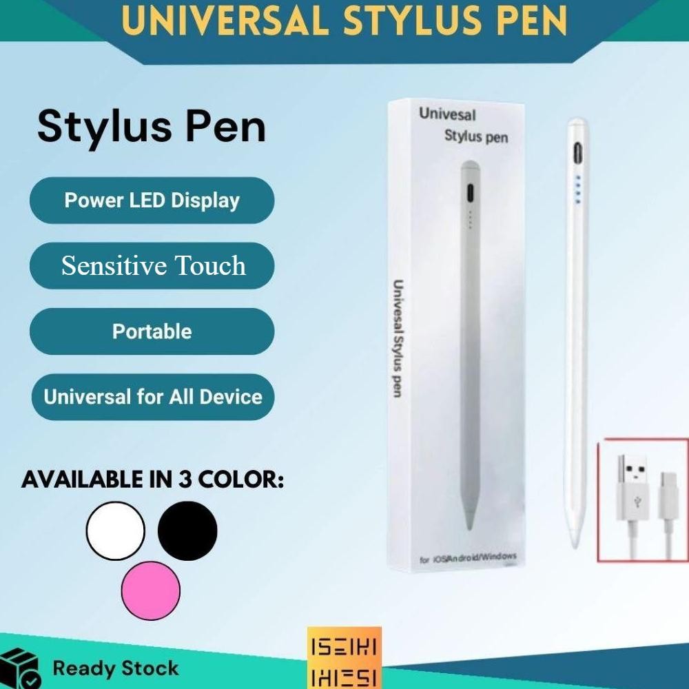 Jual New Pen Stylus Universal Compatible for All Devices Android iOS ...