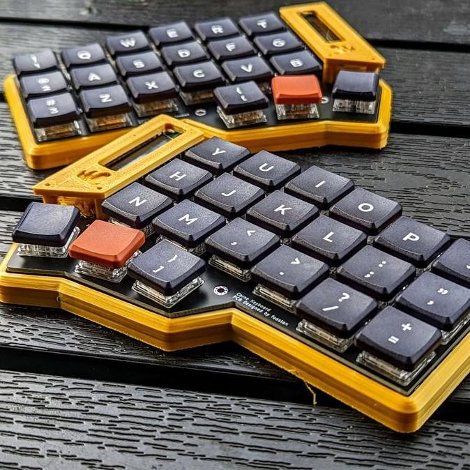 Jual Sale Crkbd Corne Choc Lp Chocolate Low Profile V2 Split Ergonomic ...