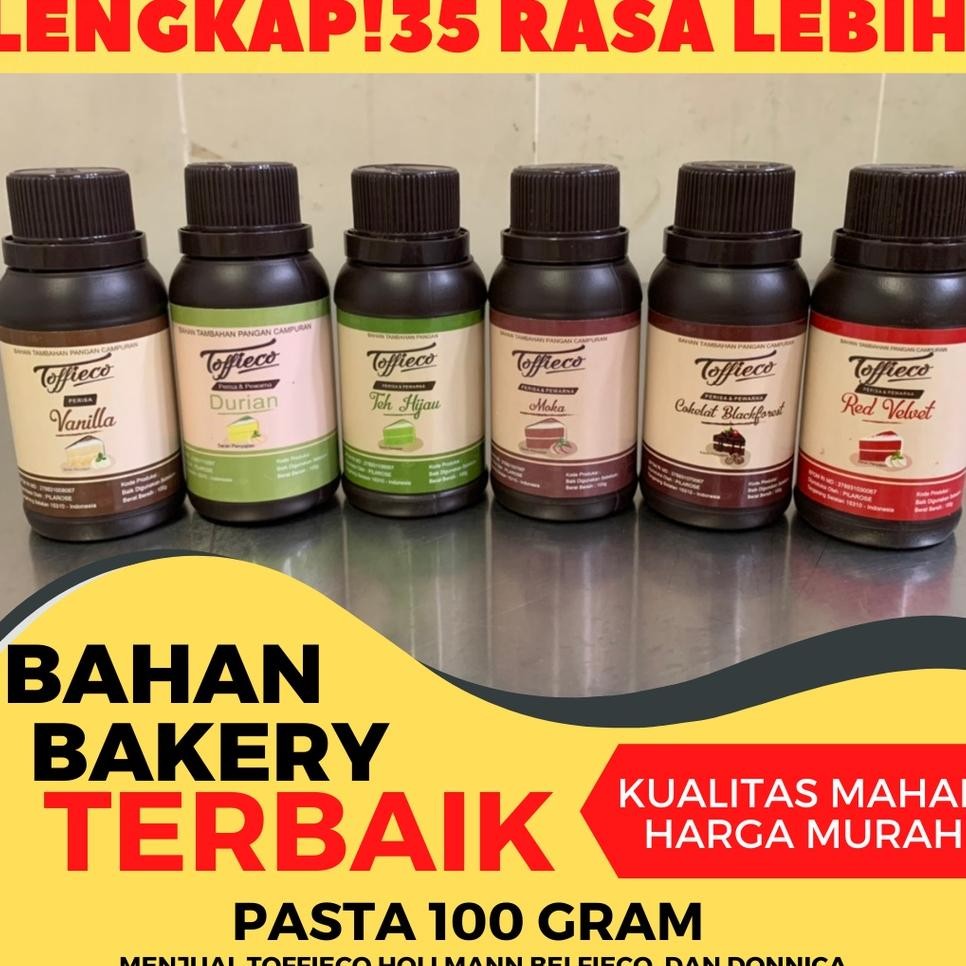 Jual Pasta Perisa Toffieco 100 Gram Terlengkap 39 Rasa | Shopee Indonesia