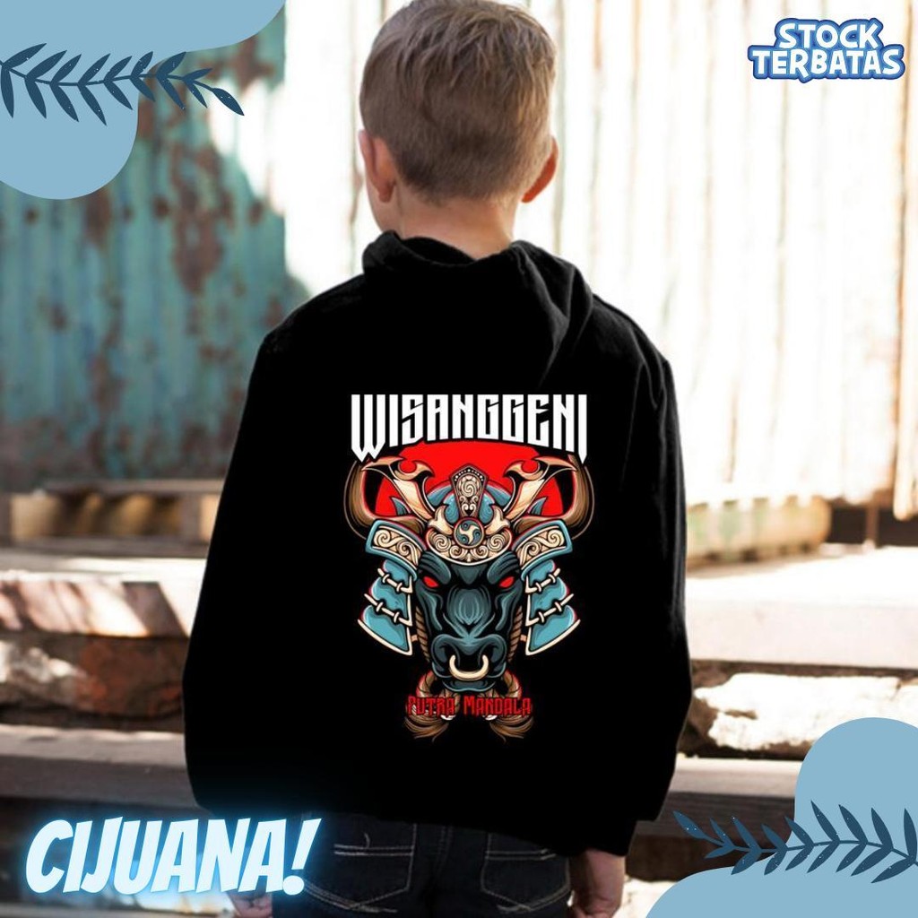 Jual Jaket Hoodie Anak Bantengan Mberot Putra Mandala Fleece Positif ...
