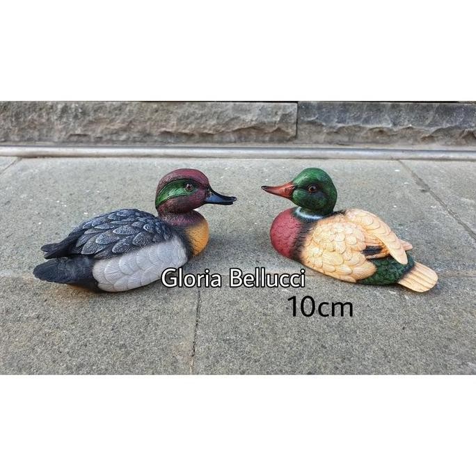Jual patung pajangan bebek mandarin miniatur bebek mandarin | Shopee ...