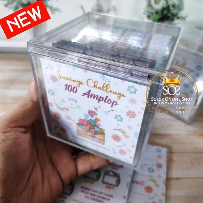 Jual LFM 100 amplop & 50 amplop savings challenge|Amplop mini ...