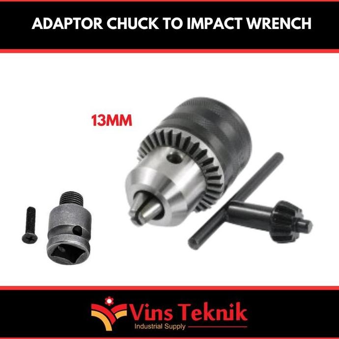 Jual Adaptor Impact Wrench To Chuck Bor 13Mm | Shopee Indonesia