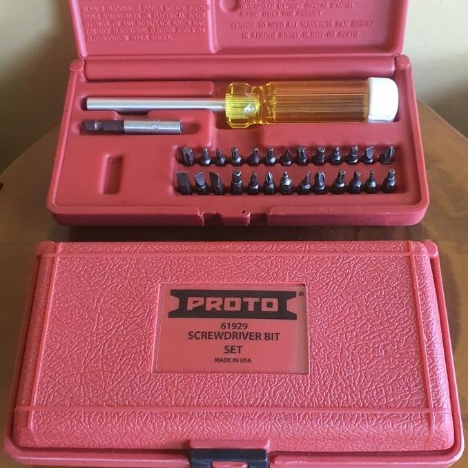 Jual Proto Jual Magnetic Screwdriver Bit Proto 61929 Set 28 Piece Made ...