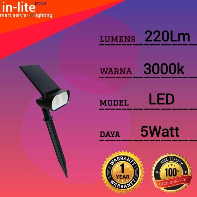 Jual Inlite Lampu Sorot Tancap Taman Solar Garden Spike Lights Ingl306 ...