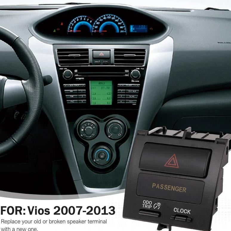Jual Car Dashboard Emergency Switch Button Assembly Double Flash Button ...