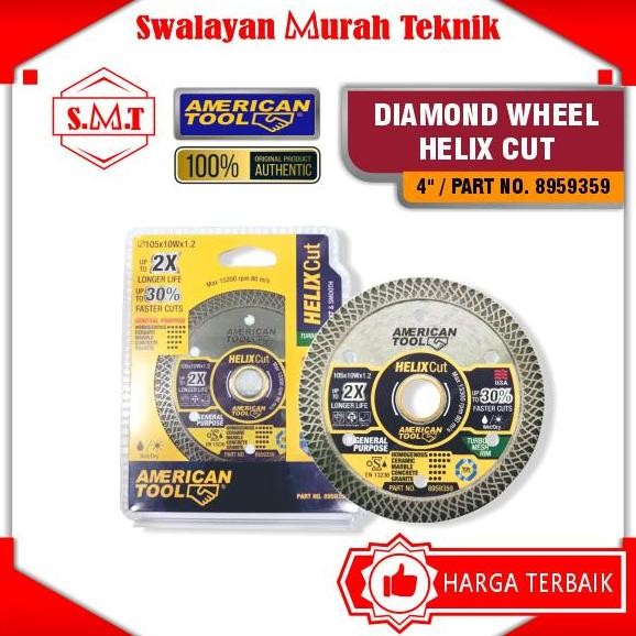 Jual {{{{}}] AMERICAN TOOL 8959359 HELIX CUT Mata Pisau Potong Turbo ...