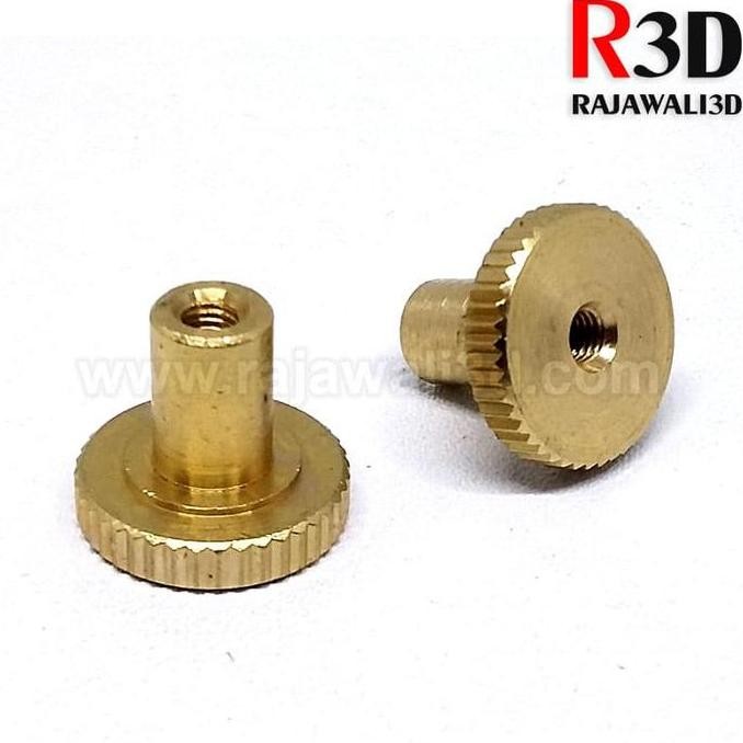 Jual 3D Printer Ultimaker 2 UM2 Bed Leveling Level Adjust M3 Knurled ...
