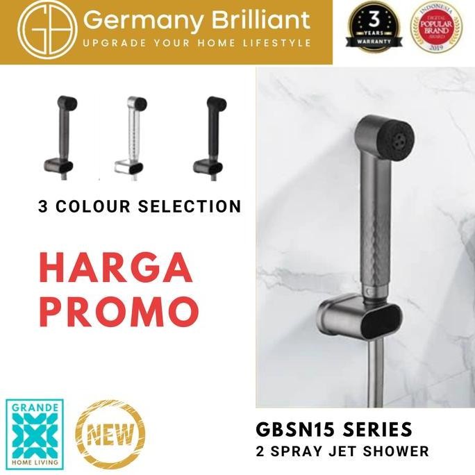 Jual Germany Brilliant 2 Spray Mode Jet Shower Toilet Jet Washer Kloset ...