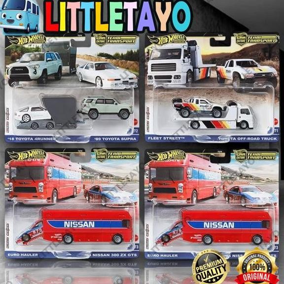 Jual Hot Wheels Team Transport FLF56 D Dus Segel SNI 4 pcs Toyota Supra ...