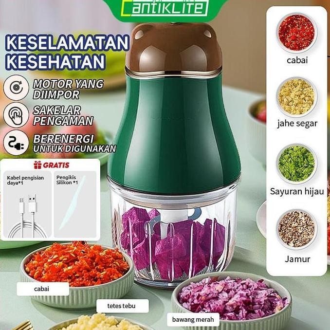 Jual Jr-Smart.Home 200W Blender Mpasi Bayi Food Chopper 300Ml Blender ...