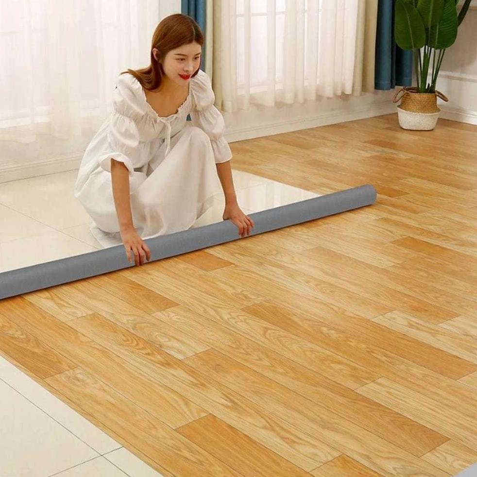 Jual Gf21 Karpet Vinyl Lantai Kualitas Premium Wallpaper Lantai Tebal 0.7Mm Lebar 2 Meter Motif ...