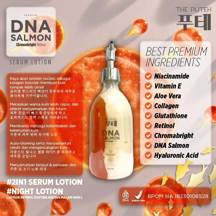 Jual Salmon Dna Retinol Anti-Aging 2 In 1 Bpom Chromabright Serum ...