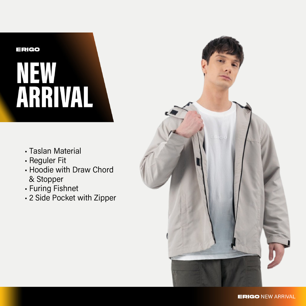 Jual Erigo Parka Jacket Vachel Pale - Jaket Parka Unisex | Shopee Indonesia