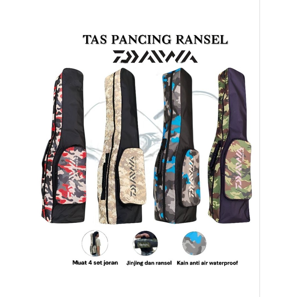 Jual Tas Joran Pancing Jumbo Loreng Model Ransel & Jinjing Daiw4 ...