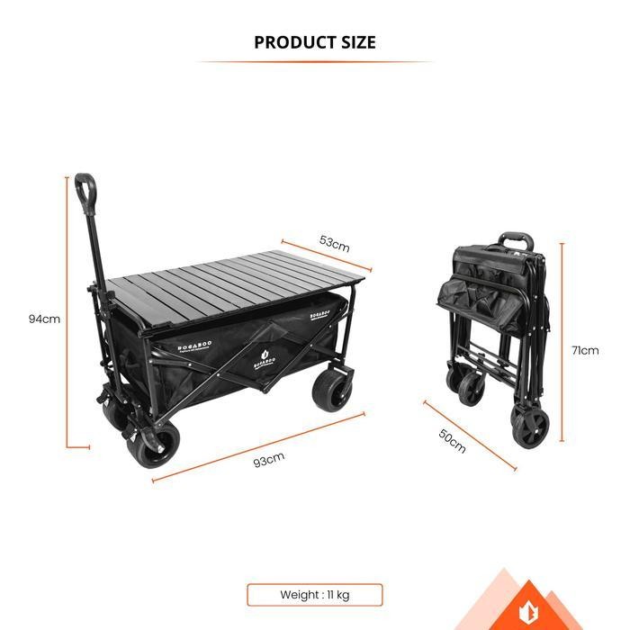 Jual Bogaboo Portable Trolley 80 L + Table / Troli Multifungsi Untuk ...
