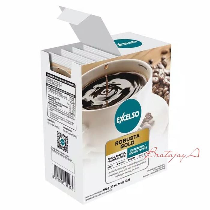 Jual Excelso Kopi Premium - Robusta Gold Kemasan Sachet - 10 X 10 Gr ...