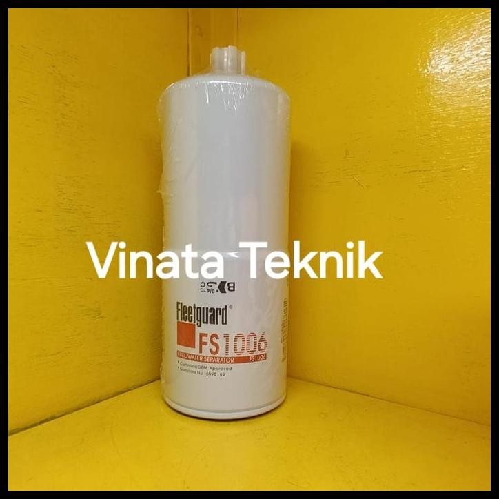 Jual DISKON FUEL WATER SEPARATOR FLEETGUARD FS1006 FS 1006 CUMMINS ...