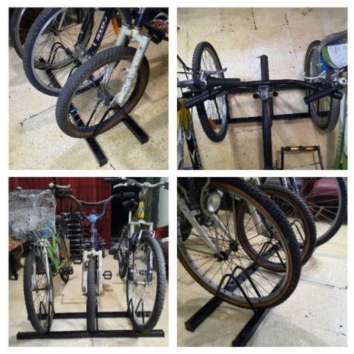 Jual Standar Parkir 3 Sepeda Besi Kotak Bike Stand Paddock 3 Jipd ...