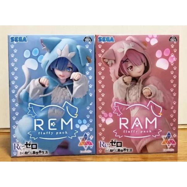 Jual Sega Luminasta Re:Zero Fluffy Pack Ver. - Ram & Rem Figure ...