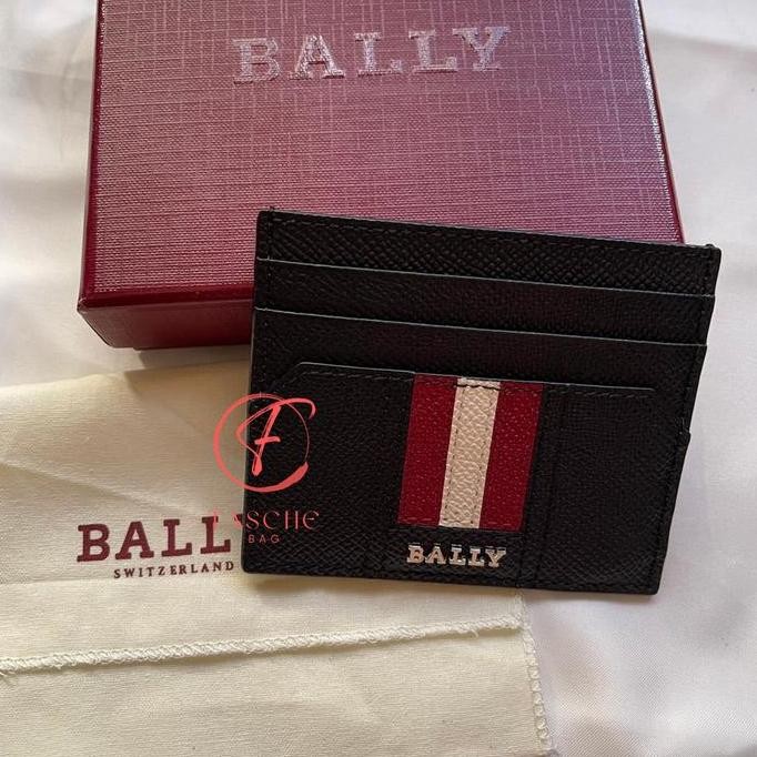 Jual NEW CARD HOLDER THAR BALLY Card Case Mens Card Holder Black ...