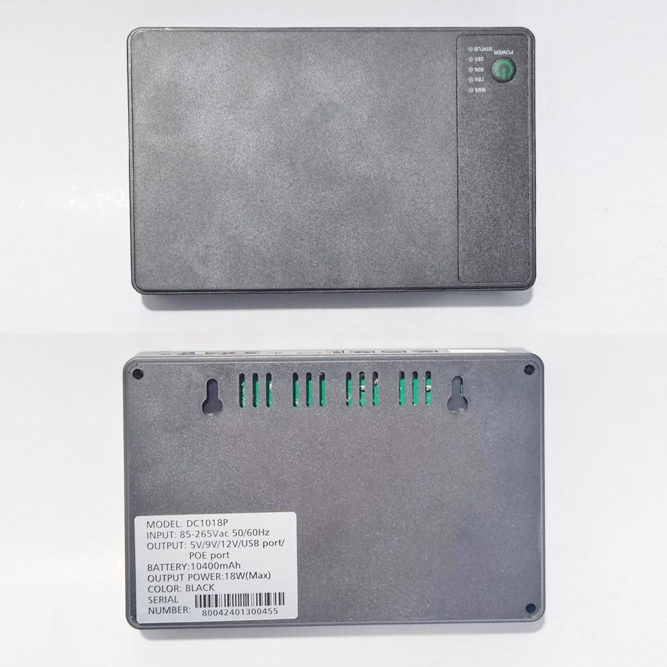 Jual Promo Mini Ups Dc Power Supply 10400Mah Lithium Portable Modem ...