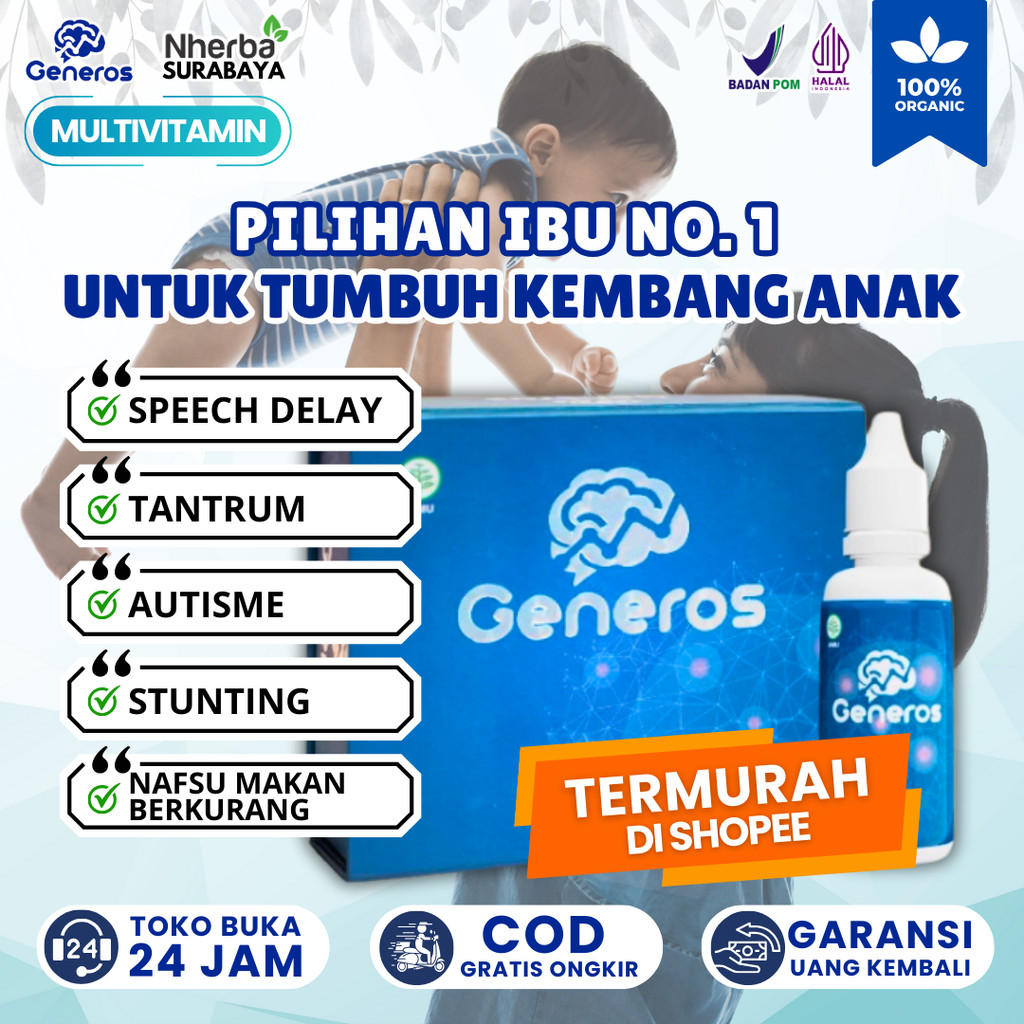 Jual Generos - Pilihan Nomor 1 Multivitamin Untuk Mengatasi Speech ...