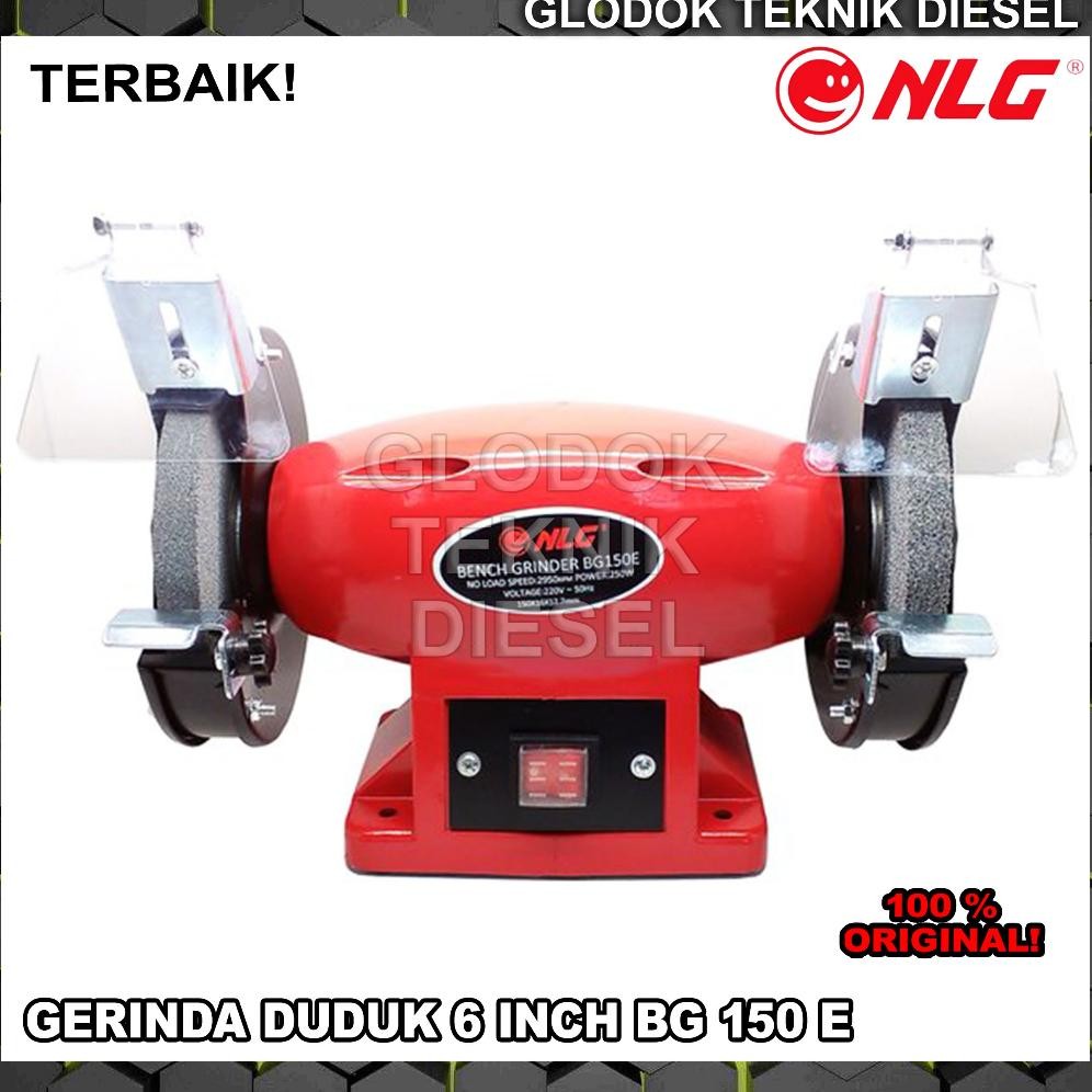 Jual NLG Mesin Gerinda Duduk 6" INCH Bench Grinder BG 150 E BG150E ...