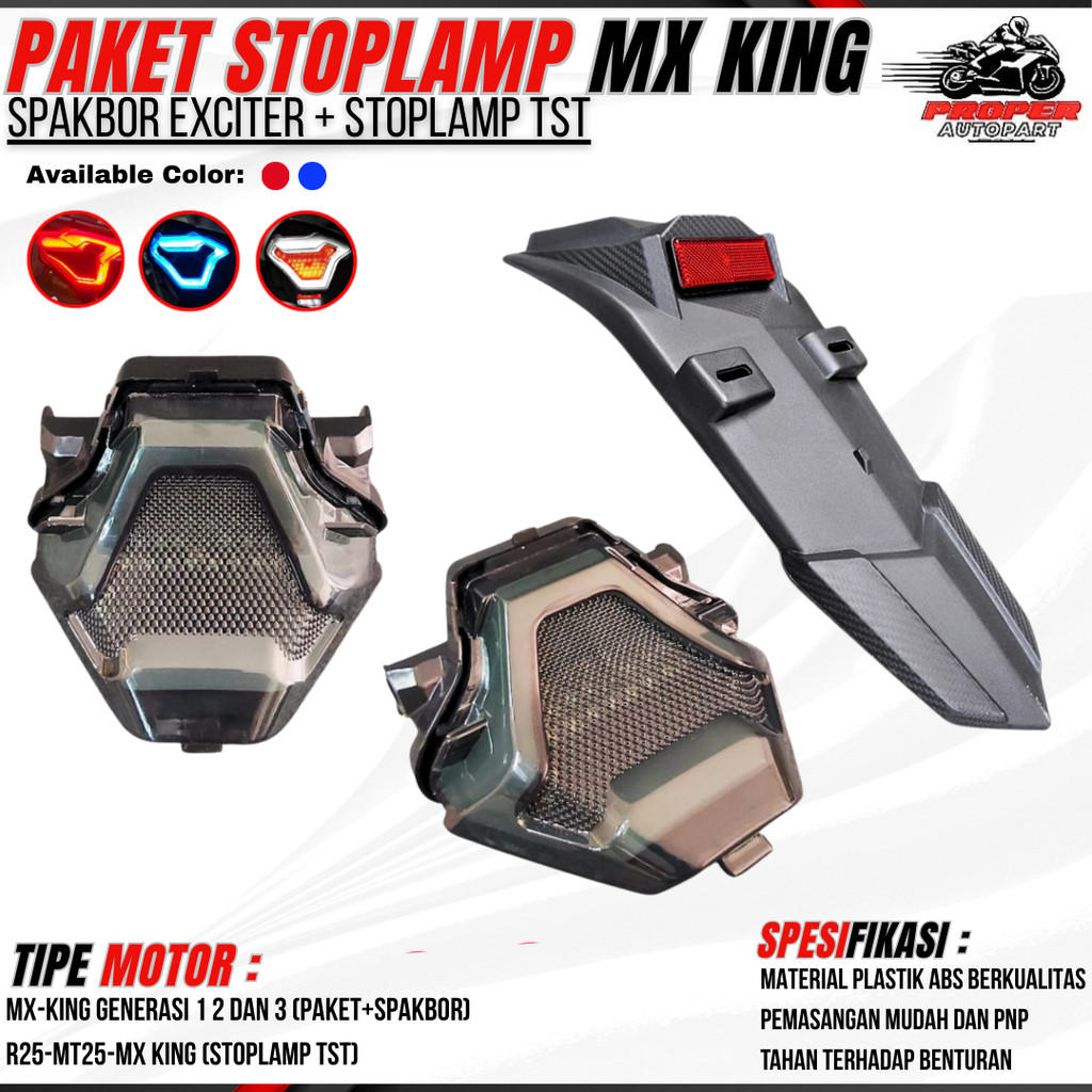 Jual SPAKBOR MXKKING EXCITER SPAKBOR EXITER SPAKBOR BELAKANG EXCITER MX ...