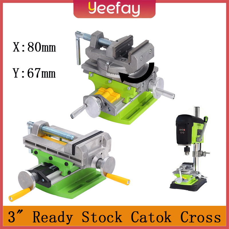 Jual Ragum Cross 75mm / Solid Aluminium Bench Cross 3" Catok Cross 2 ...