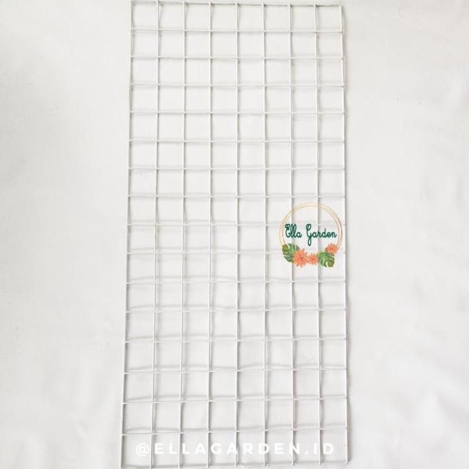 Jual Ram Besi Wire Mesh Wall Grid 45x95cm Vertikal Garden HJHJ | Shopee ...