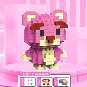 Jual Diskon Briks lotso pink mainan eukasi nano block brick mini ...