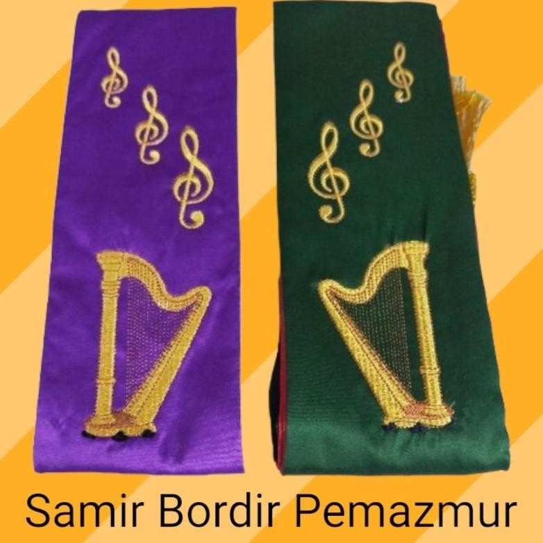 Jual Satu Set Samir Pemazmur 4 Warna Liturgi/Kasula Imam Pastor Katolik ...
