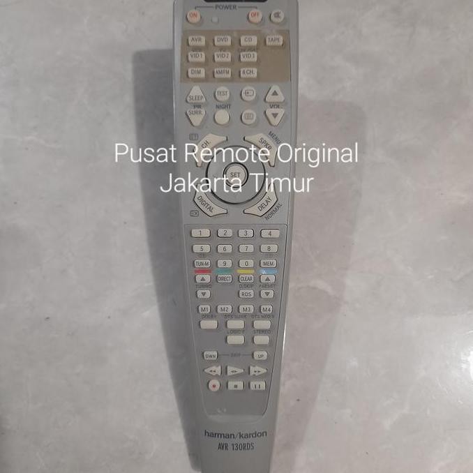 Jual REMOTE REMOT HARMAN/KARDON AVR 130RDS ORIGINAL ASLI HARMAN KARDON ...