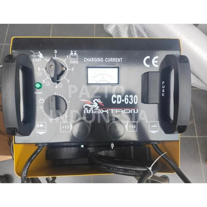 Jual MAXTRON Battery Charger Aki 100 Amper CD - 630 ORI murah | Shopee ...