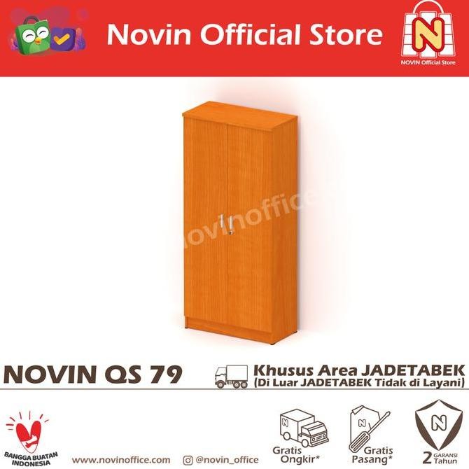 Jual BEBAS ONGKIR - Lemari Arsip Tinggi Kantor Ordner - NOVIN QS 79 ...