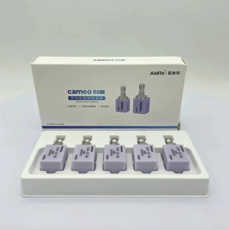 Jual Dental Lab Lithium Disilicate C14 Glass Ceramic Blocks Ht/Lt For ...