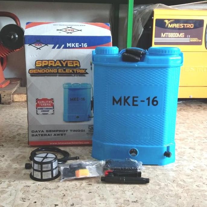 Jual +++++] Sprayer Elektrik MKE 16L Tangki Semprot Elektrik | Shopee ...