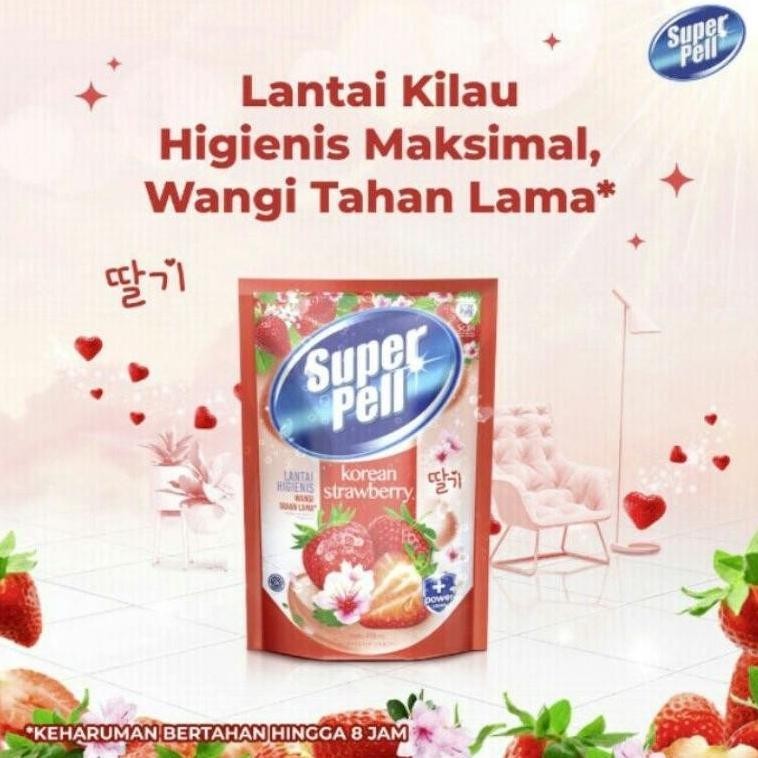 Jual Top Sale Viral Super Pell Korean Strawberry 100 Ml / Superpell ...