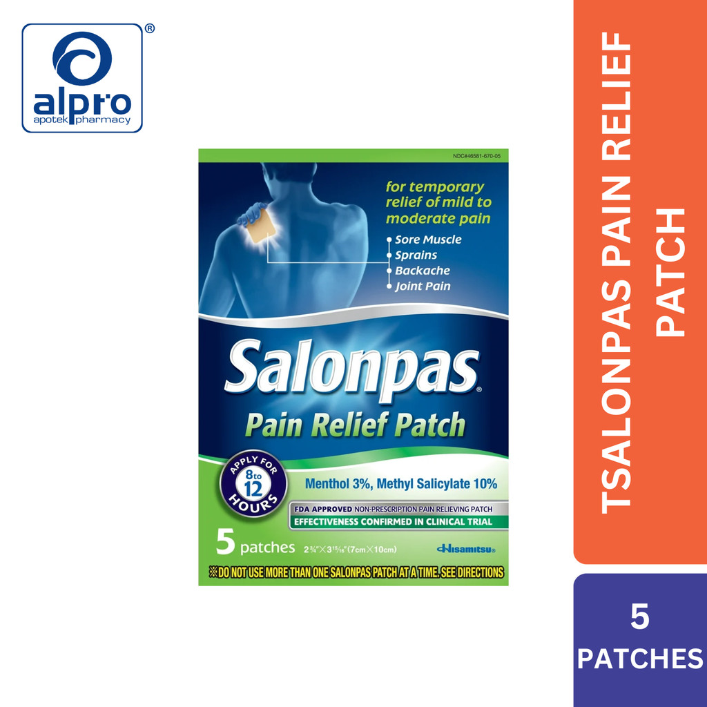 Jual Salonpas Pain Relief Patch 5S | Shopee Indonesia