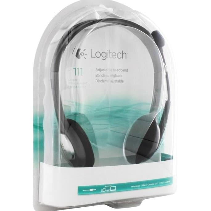 Jual Logitech H111 Headset Original Mic - Garansi 1 Tahun | Shopee ...