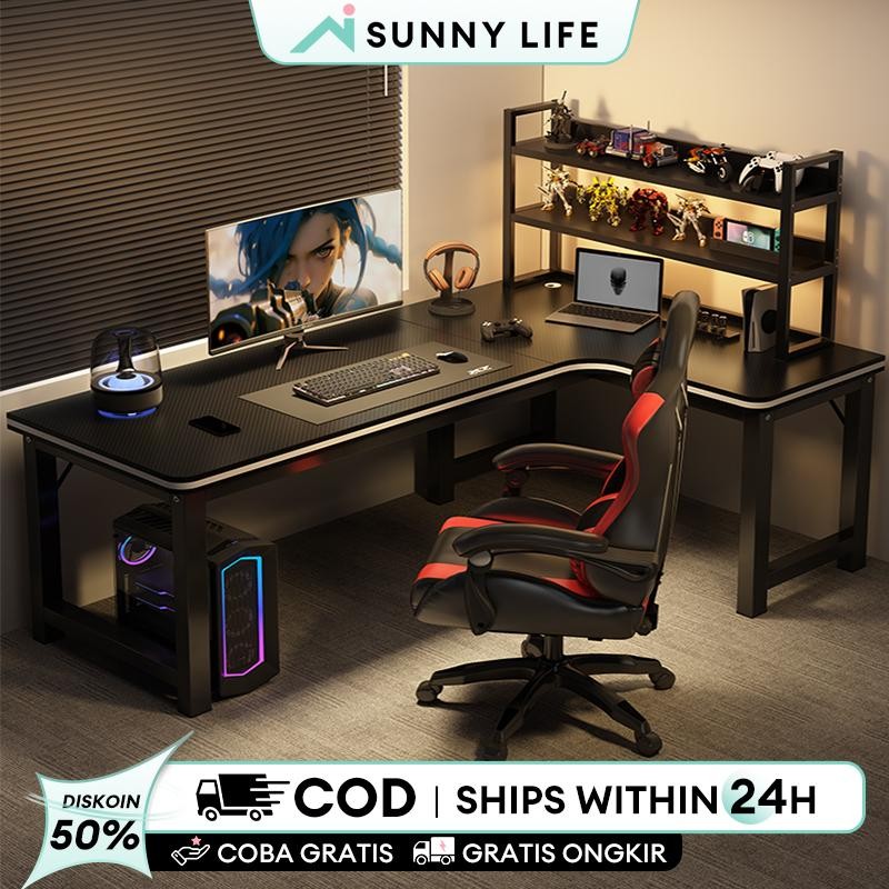 Jual Meja Gaming Pola Fiber Karbon Meja Kerja Meja Komputer Meja ...