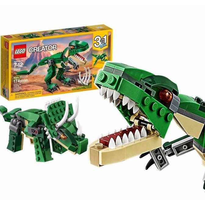 Jual LEGO Creator 3in1-31058 Mighty Dinosaurs Set Dino Toy Dinosaurus ...