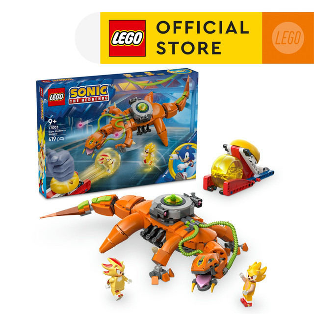 Jual LEGO Sonic 77003 Super Shadow vs. Biolizard (419 Pieces), Building ...