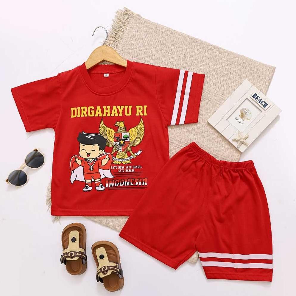 Jual AZQ-16 EVY-510 Setelan Anak Kemerdekaan 17 Agustus Baju Anak ...