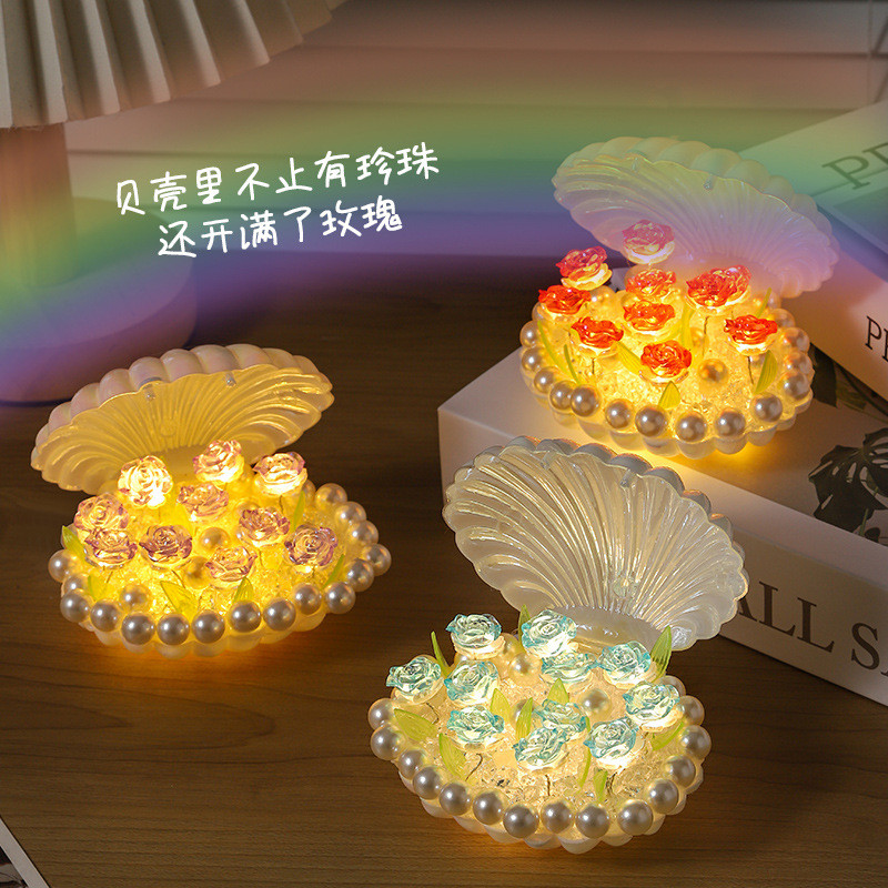 Jual Lampu malam buatan tangan DIY hadiah ulang tahun kreatif bunga ...