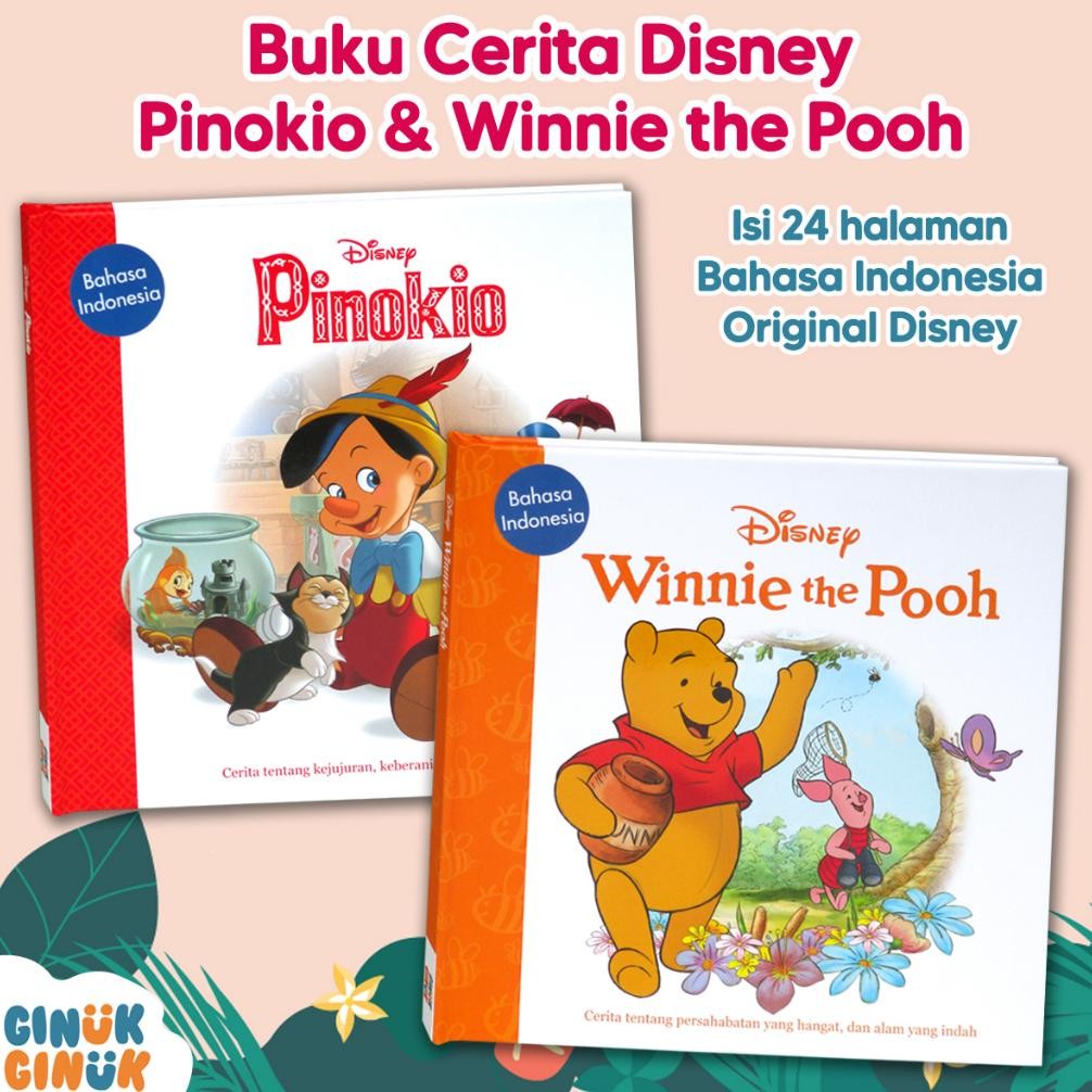 Jual Buku Cerita Disney Winnie the Pooh & Pinokio (Bahasa Indonesia ...