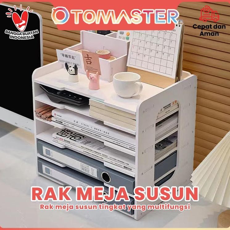 Jual Tomasterrak Meja Susun Multifungsirak Tray Dokumen Fail Kerja R ...