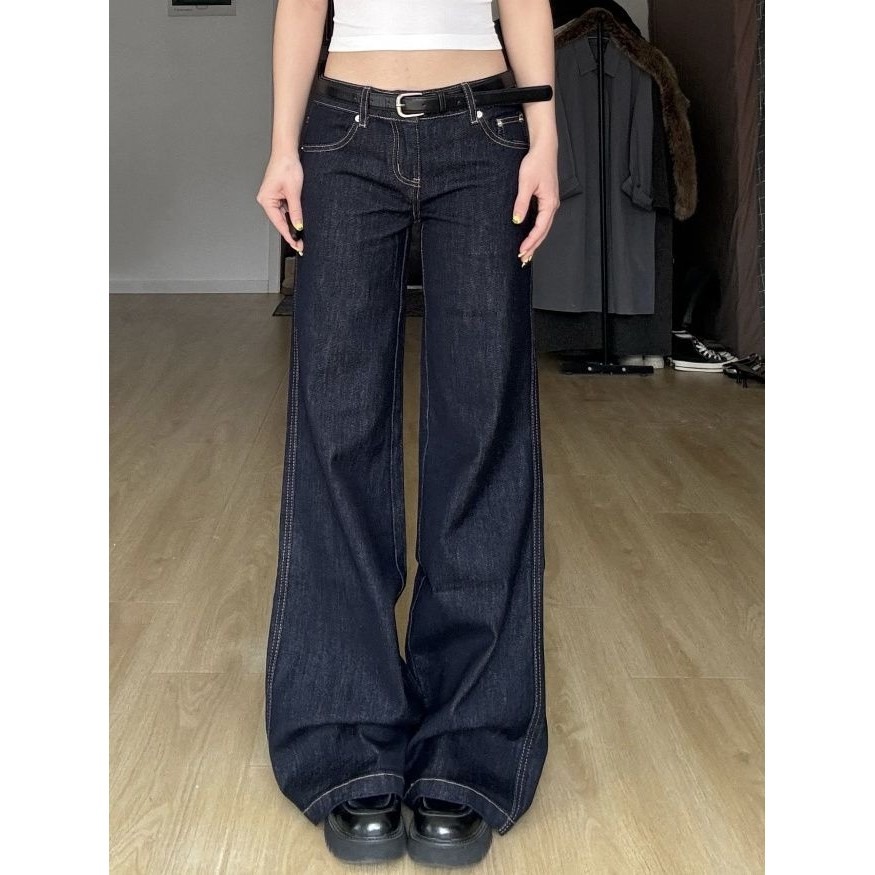 Jual Crunchy Brulee Jeans Pinggang Rendah Untuk Wanita Desain Baru ...