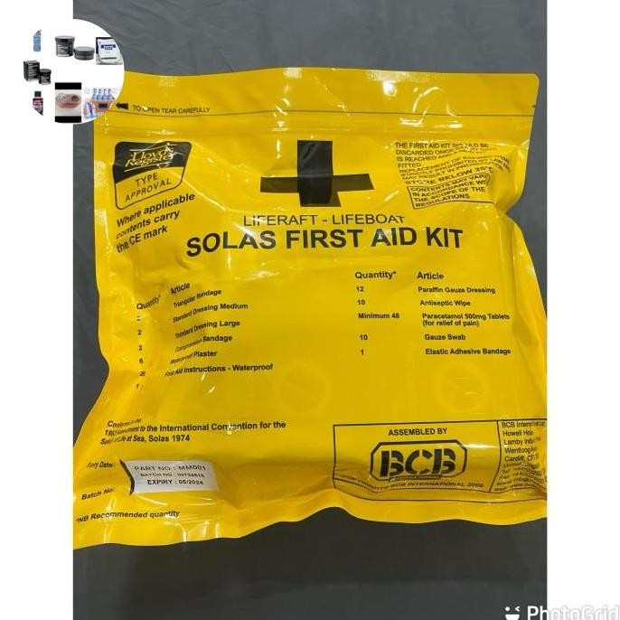 Jual Solas First Aid Kit/ Liferaft-Lifeboat Co | Shopee Indonesia